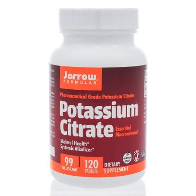 Potassium Citrate 99mg 120t by Jarrow Formulas-GP_JR0241_0ND