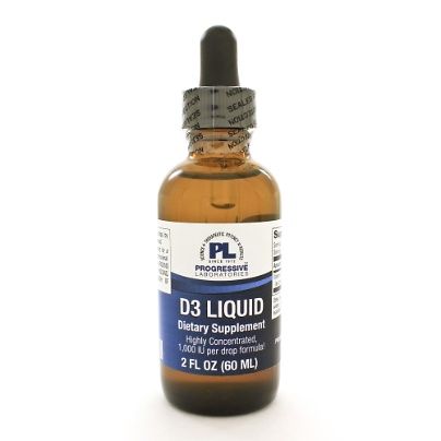 D3 Liquid 2oz (by Liquid Health) by Progressive Labs-GP_PL03