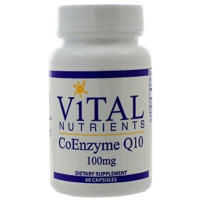 Coenzyme Q10 100mg 60c by Vital Nutrients-GT_VN0046_0NDE0