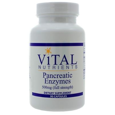 Pancreatic Enzymes 500mg 90c by Vital Nutrients-GT_VN0149_0N