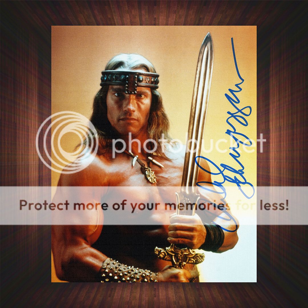 Arnold Schwarzenegger Various - PP Signed Autographed Framed Photo ...